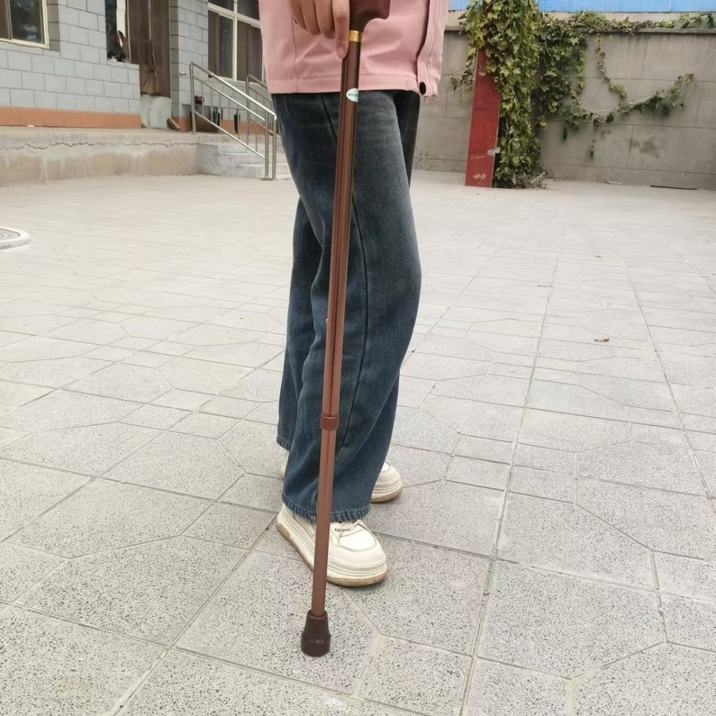 New Adjustable Retractable Portable Single-legged Aluminum Alloy Cane ...