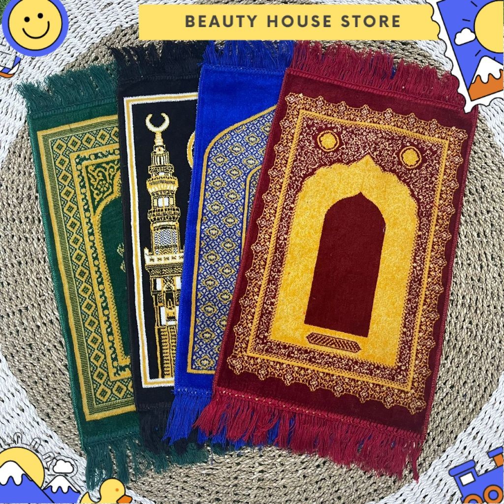 Wholesale prayer mats 10 PCS mini prayer mats Bludru face prayer mats ...