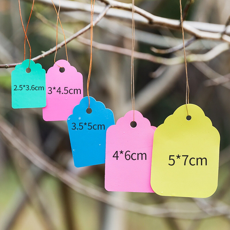 Shopee Official 100 Sheets PVC Colorful Plastic Plant Tag Tag Flower ...