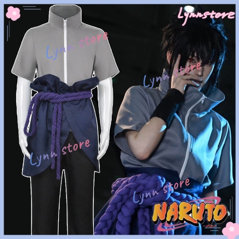 Child/Adult Size Sasuke Uchiha Cosplay Costume NARUTO Sasuke Roleplay ...