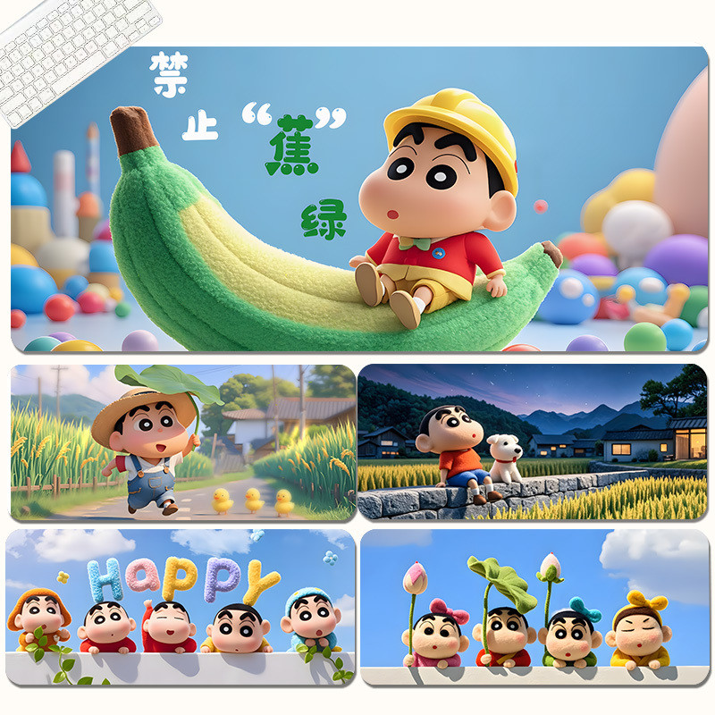 Crayon Shin-chan Crayon Shin-chan Cartoon Mouse Pad Cute Keyboard Pad ...