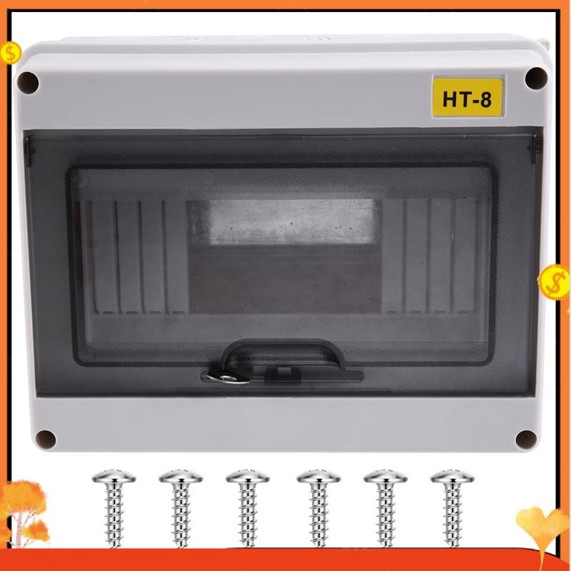 HT-8 Way IP65 Mcb Breaker Box Distribution Protection Box ABS Power ...