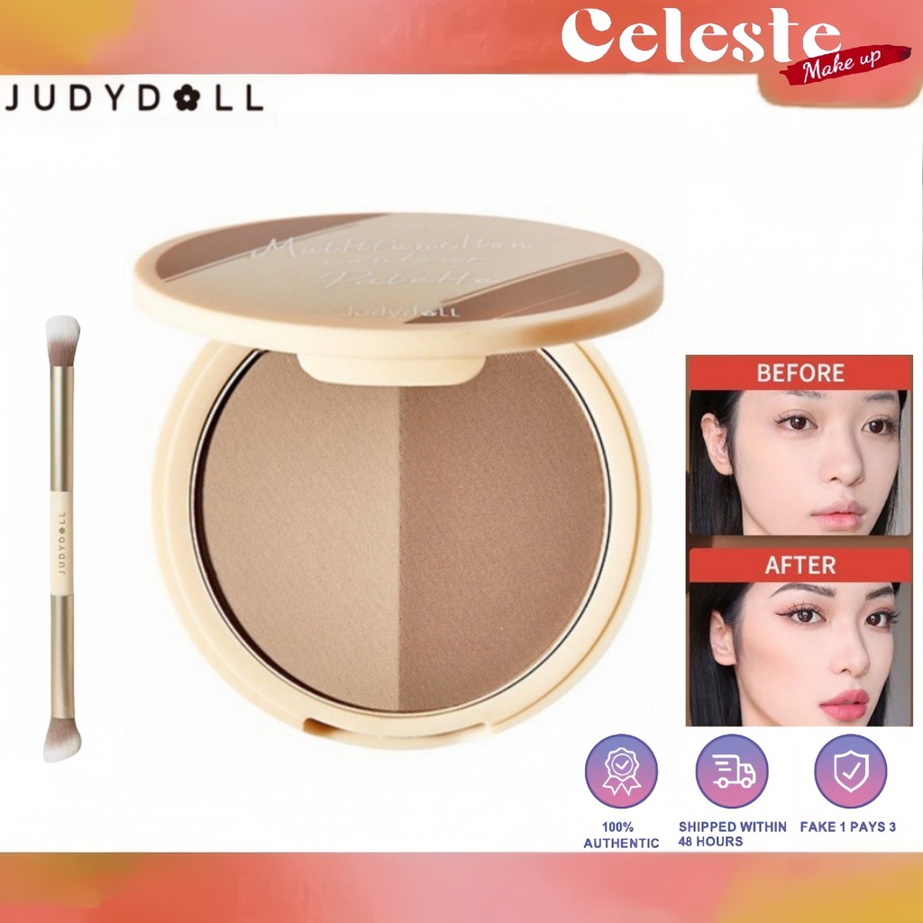 Judydoll Contour palette countour Makeup Bronze Powder Nose Contour 2 ...