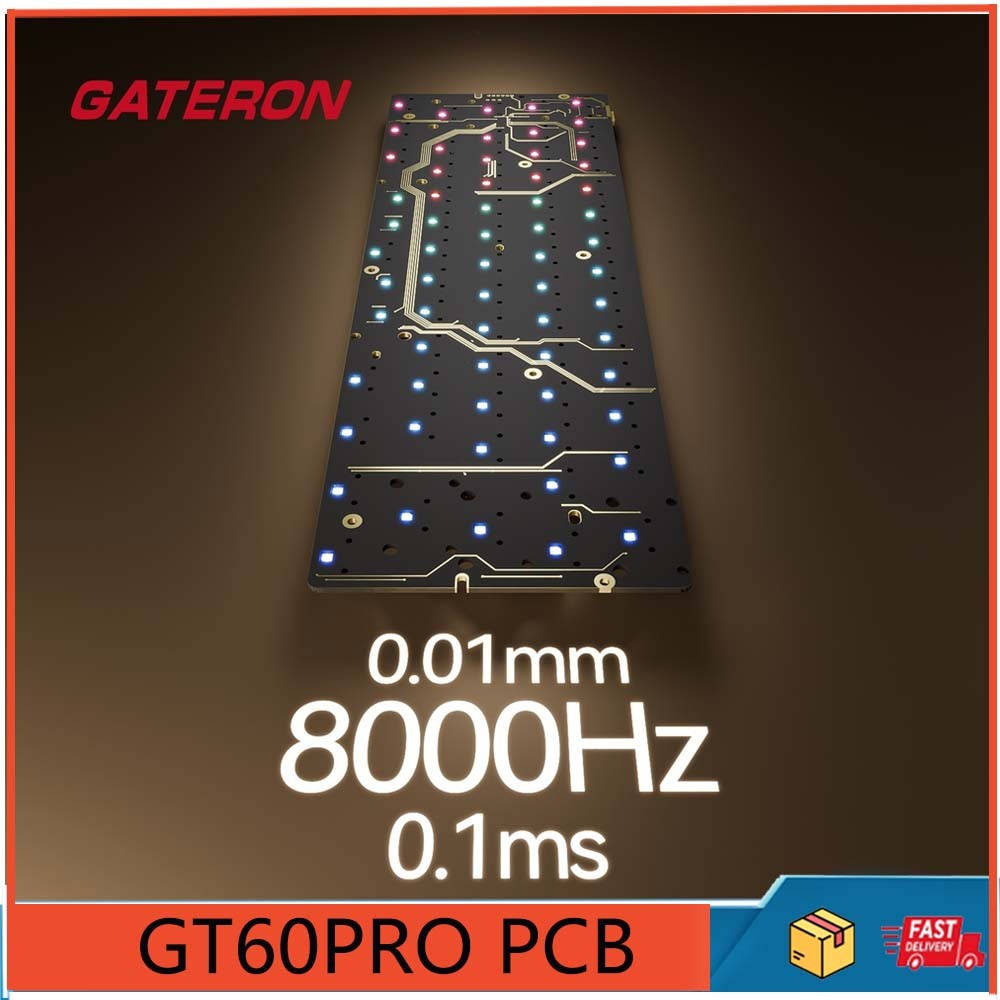 GATERON GT60PRO Magnetic Axis PCB Board Gaming Mechanical Keyboard ...