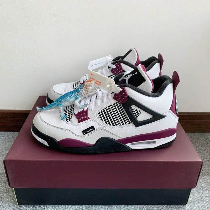 nk Air Jordan 4 Retro "PSG" Paris Saint-Germain Sports Shoes Lace-Up ...