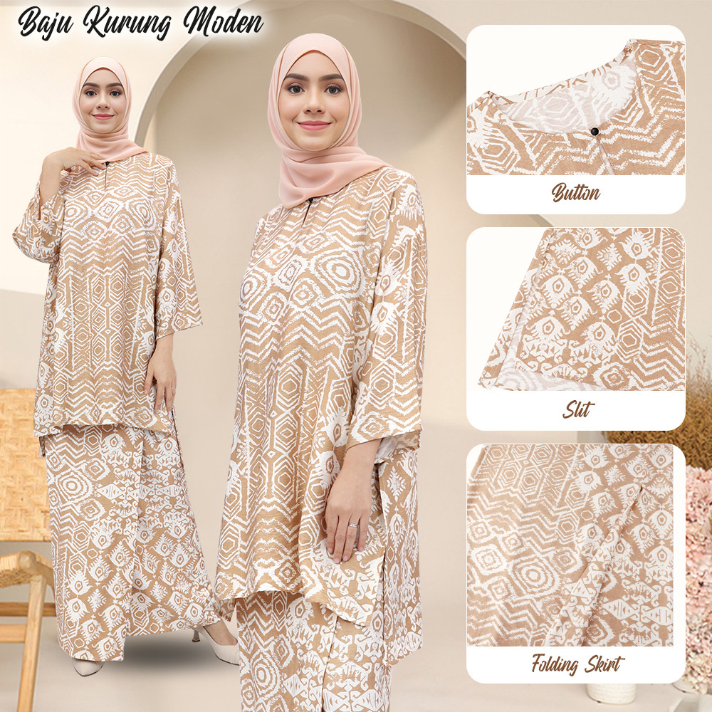 【READY STOCK】Baju Kebarun Moden Baju Raya 2026 Murah Ironless Baju ...