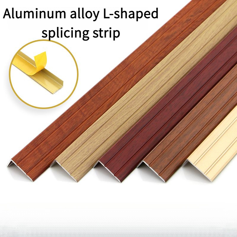 Aluminum Alloy L-Shaped Edge Trim, Wood Flooring Transition Strip ...