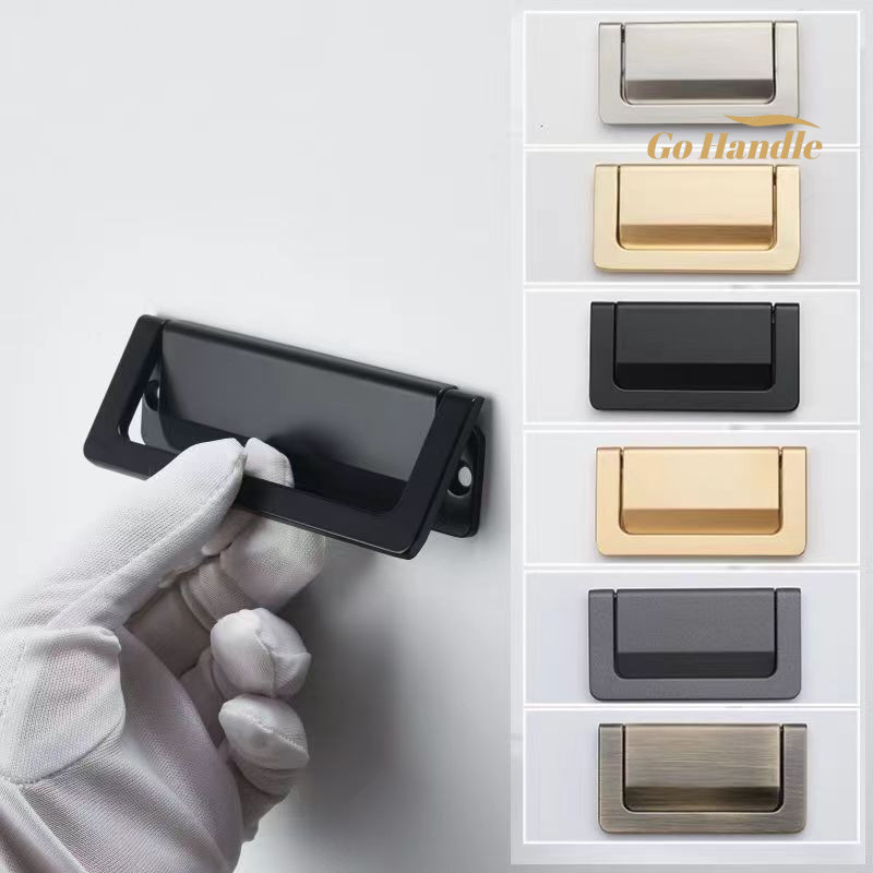 Non-Perforated Invisible Handle Cabinet Door Handle Modern Minimalist ...