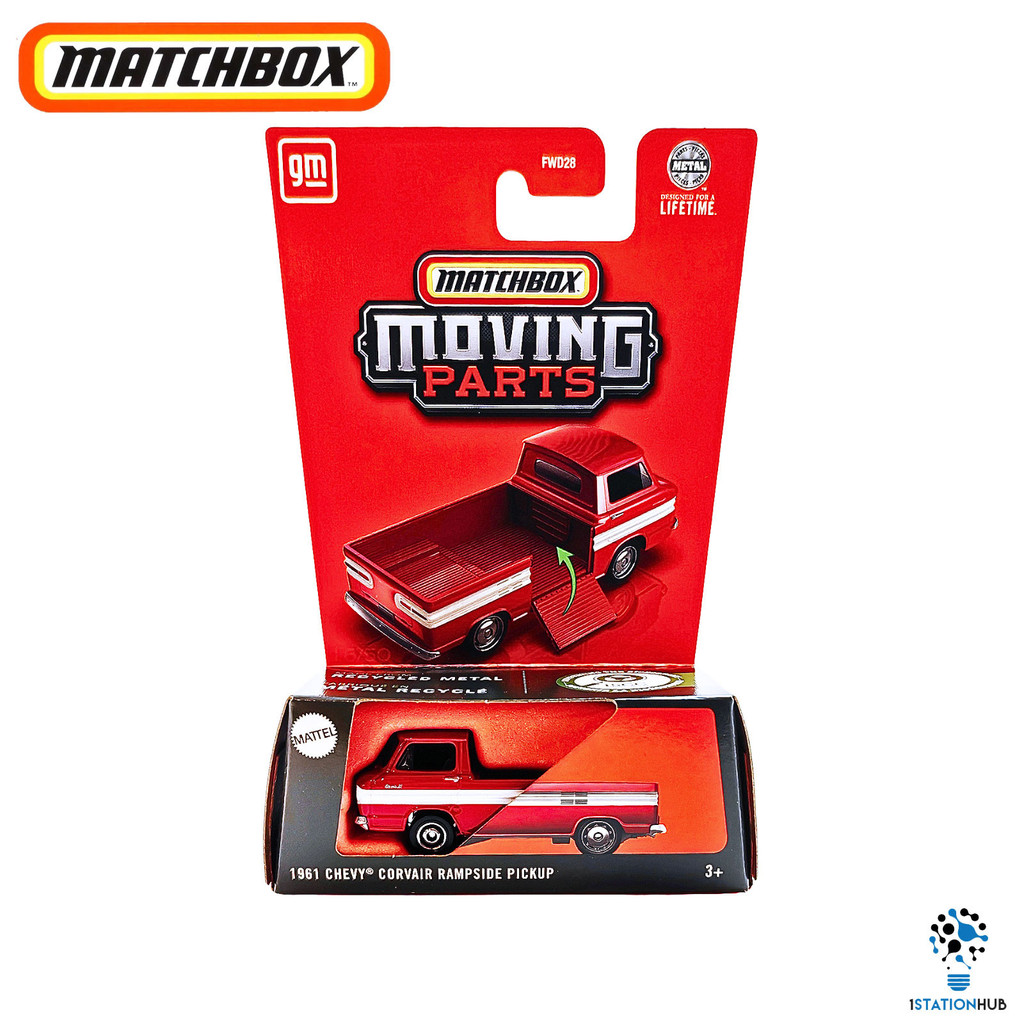 Matchbox Moving Parts 1961 Chevy Corvair Rampside Pickup Car Cars ...