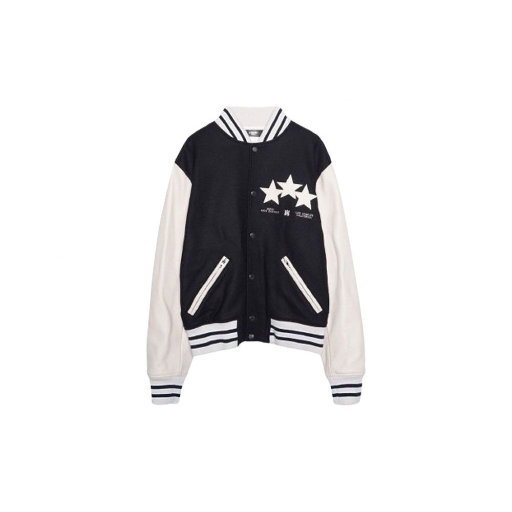 AMIRI STARS VARSITY JACKET BLACK Unused | Shopee Malaysia