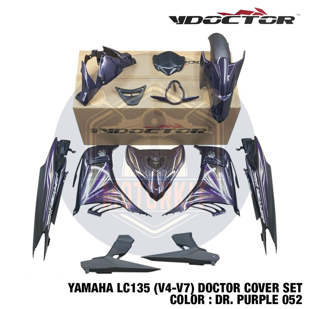 YAMAHA LC135 V4 V5 V6 V7 SPECIAL CUSTOM COLOR BARU BODY COVER SET ...