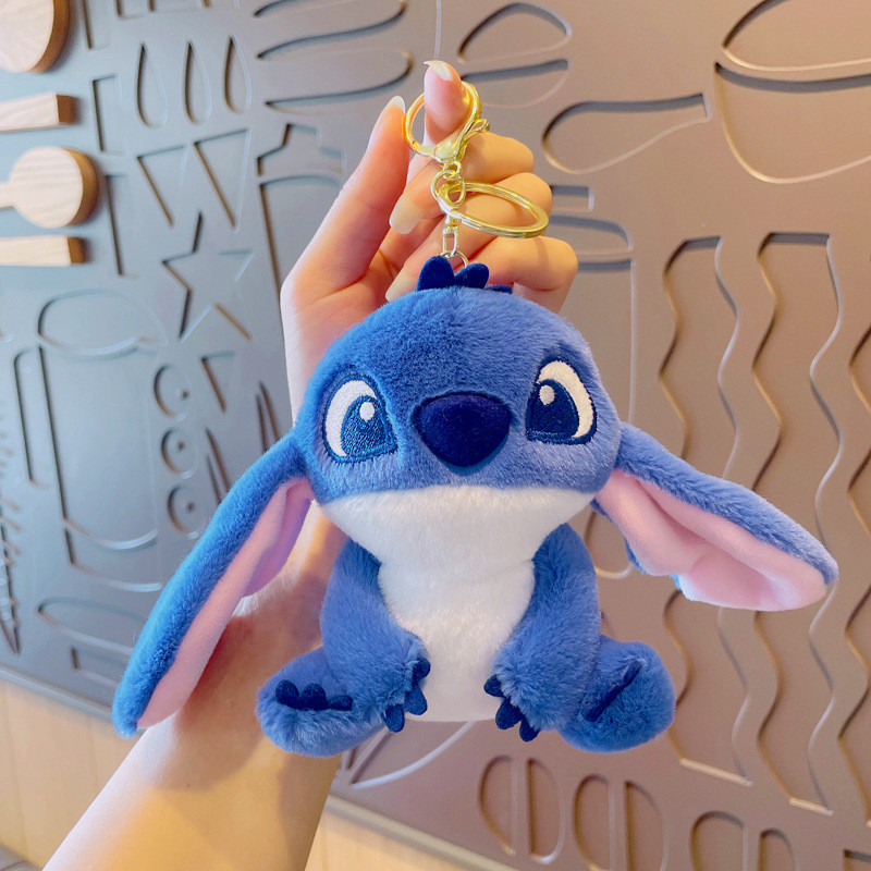 Stitch Kuromi Plush Toy Keychain Pendant Student Schoolbag Pendant ...