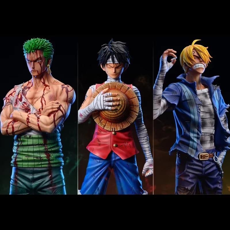 30cm One Piece Anime Figures of Roronoa Zoro Luffy Vinsmoke Sanji ...