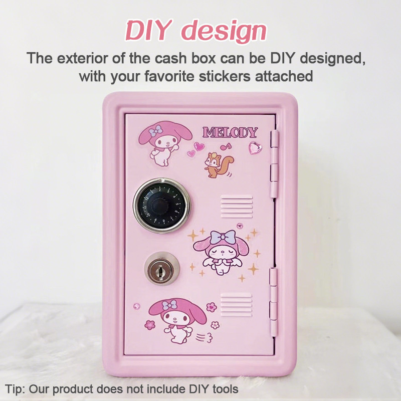 【Ship In 24H】Safety Box Portable Safe Box Mini Safe Box With Key Kids ...