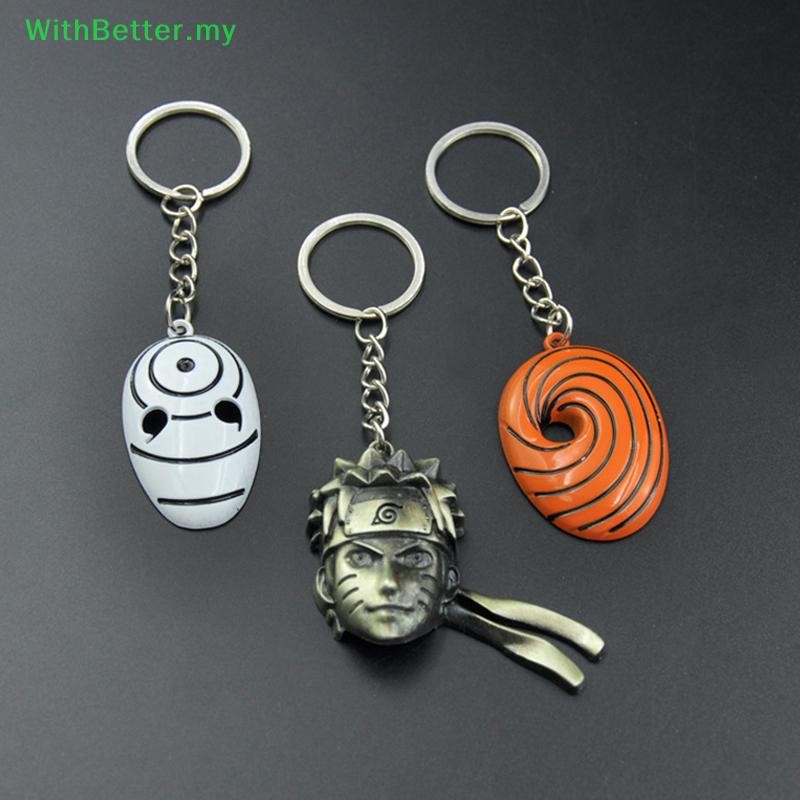 WithBetter Anime Naruto Keychain Konoha Ninja Kunai Shuriken Keyring ...