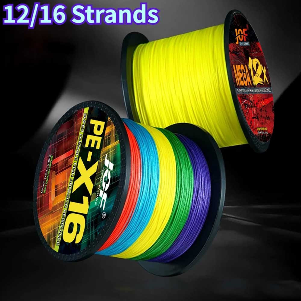 JOF Japan 16X Braided Fishing Line 300/100M 16Strands Wear-Resistant 11 ...