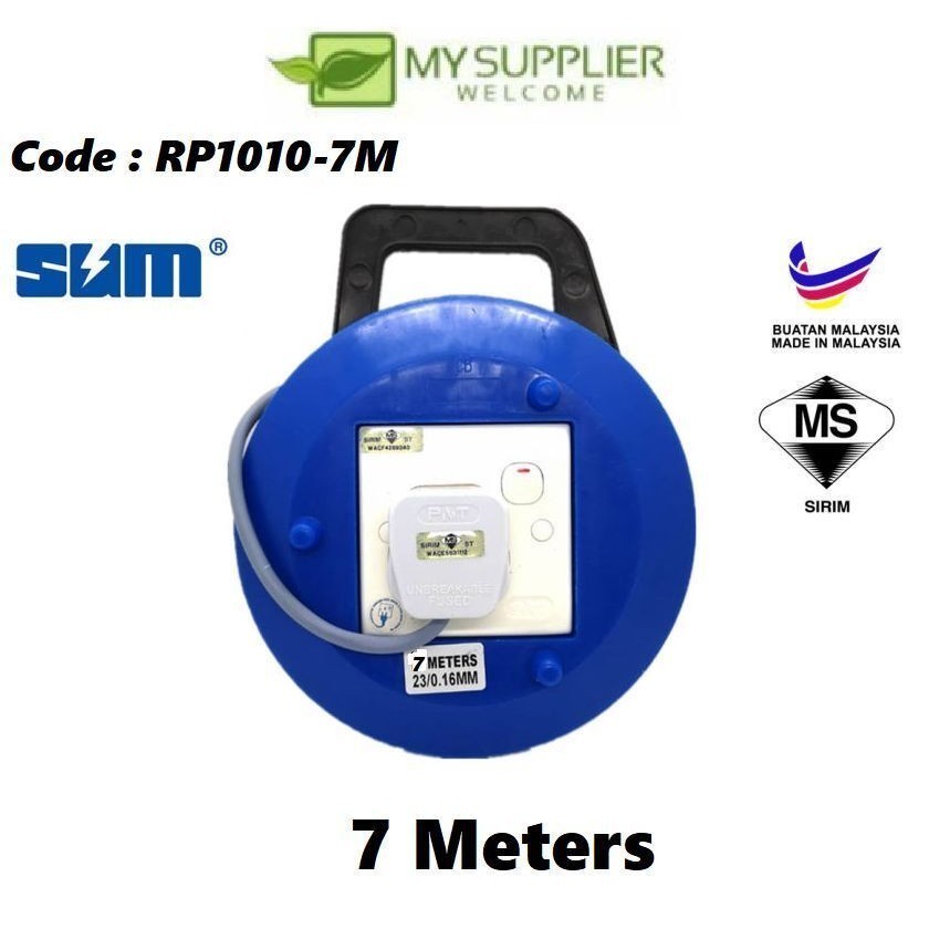 RP1010-7M SUM 7M Cable Reel Extension L19cm*W6cm*H24cm | Shopee Malaysia