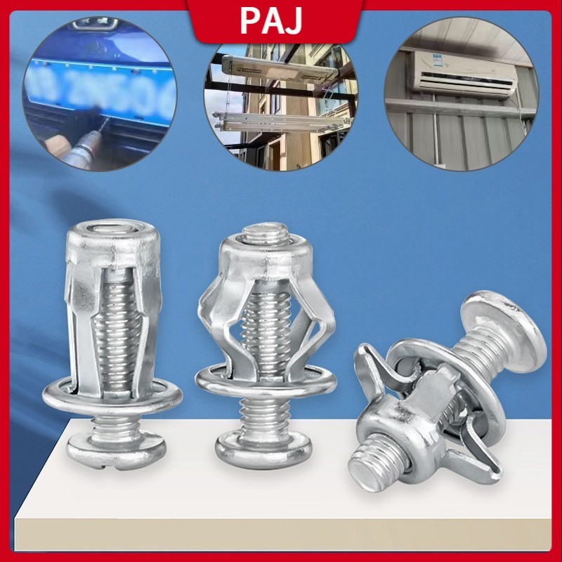 5/10Pcs M4 M5 M6 M8 Petal Rivets Nut Expansion Screw Clamp Petal Shape ...