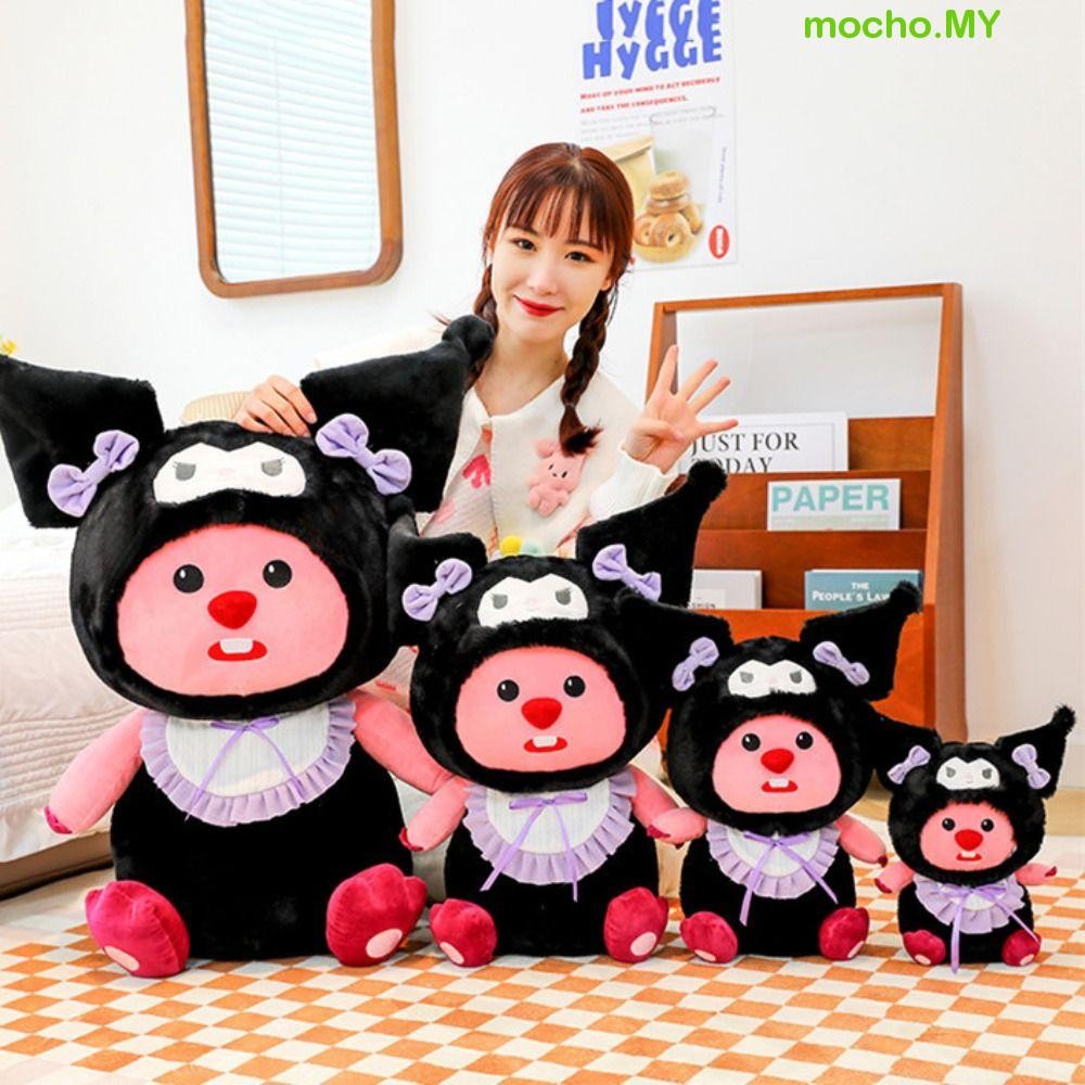 MOCHO Little Beaver Plush Toy, Cartoon Loopy Pink Beaver Plush Doll ...