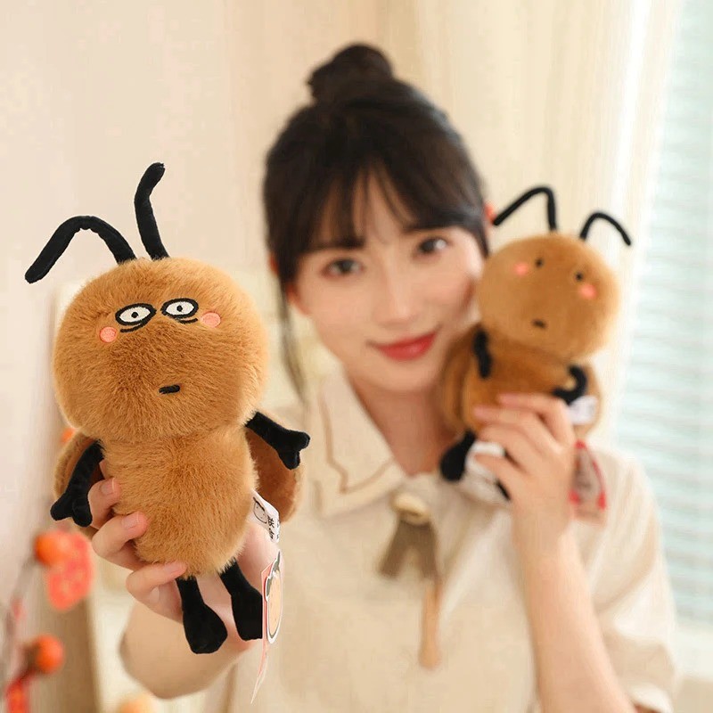 Plush Toy Simulation Cockroach Plushies Stuffed Animals Cockroach Doll ...
