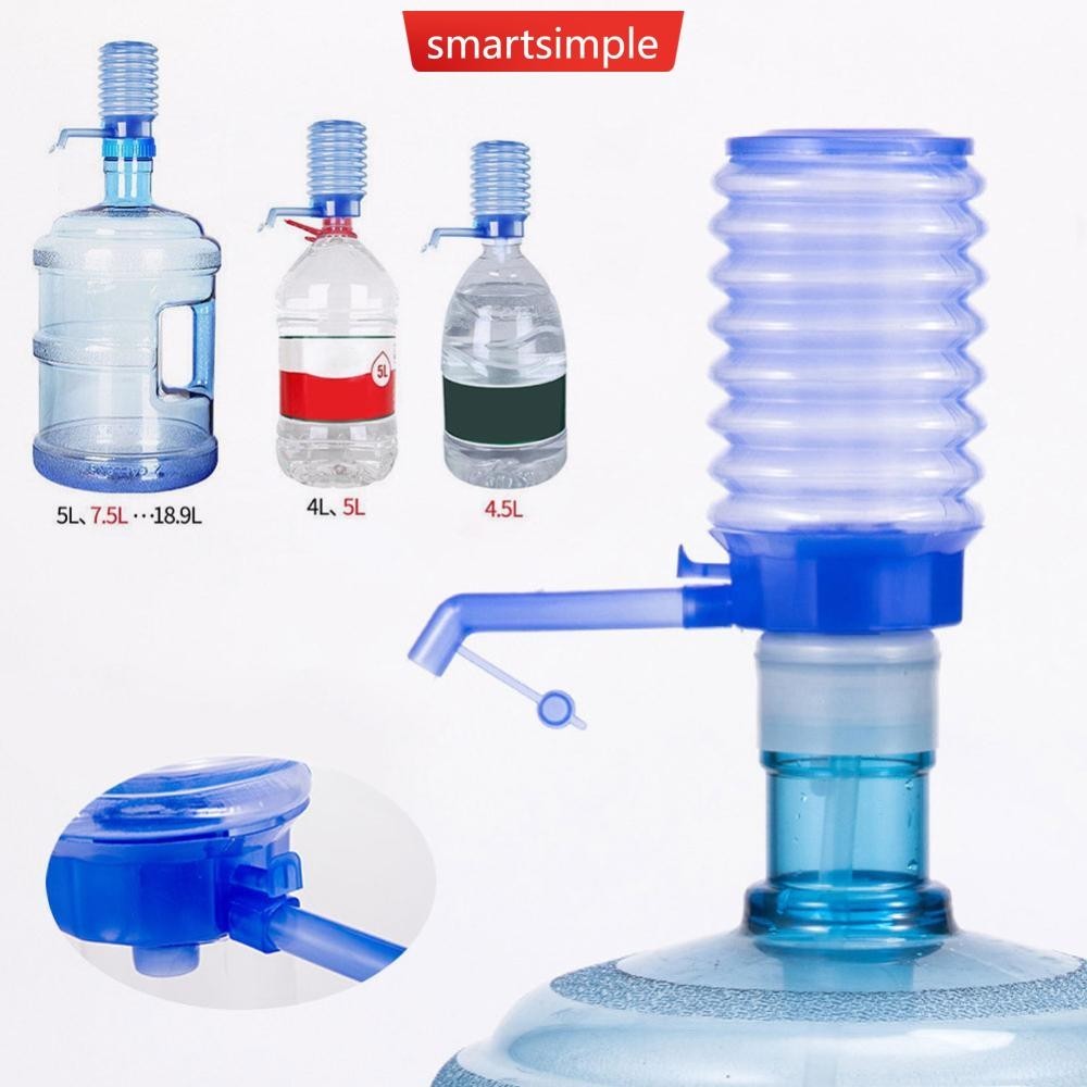 SMARTSIMPLE Manual Water Bottles Pump Hand Pressure Drinking Water ...
