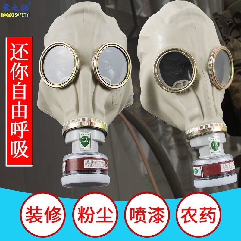 Anti-dust Full Face Mask Gas Mask Spray Paint Polishing Chemical Fire ...