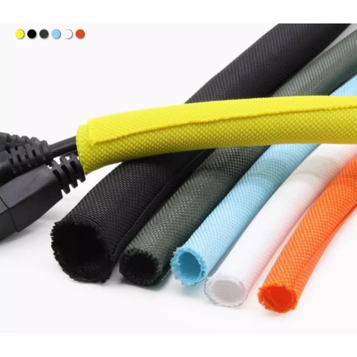 Self Closing PET Expandable Braided Sleeve Self-Closed Flexible Tube ...