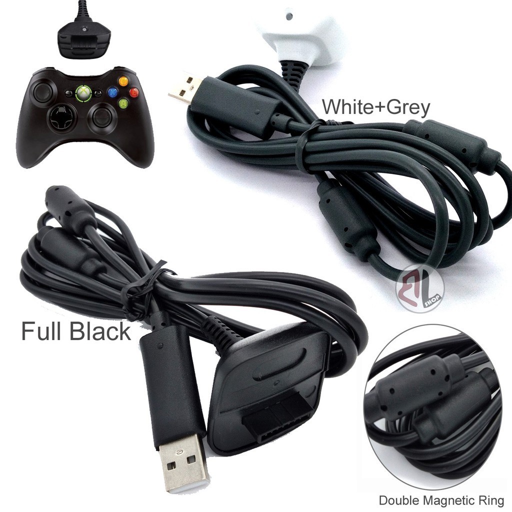 Xbox 360 Wireless Game Controller USB Charging Cable Without The ...