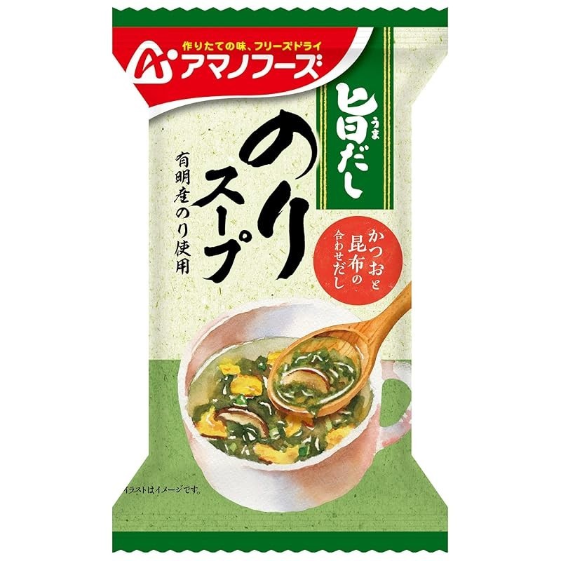 Amano Foods Asahi Group Food Umami Dashi Seaweed Soup 6g x 10 packs ...