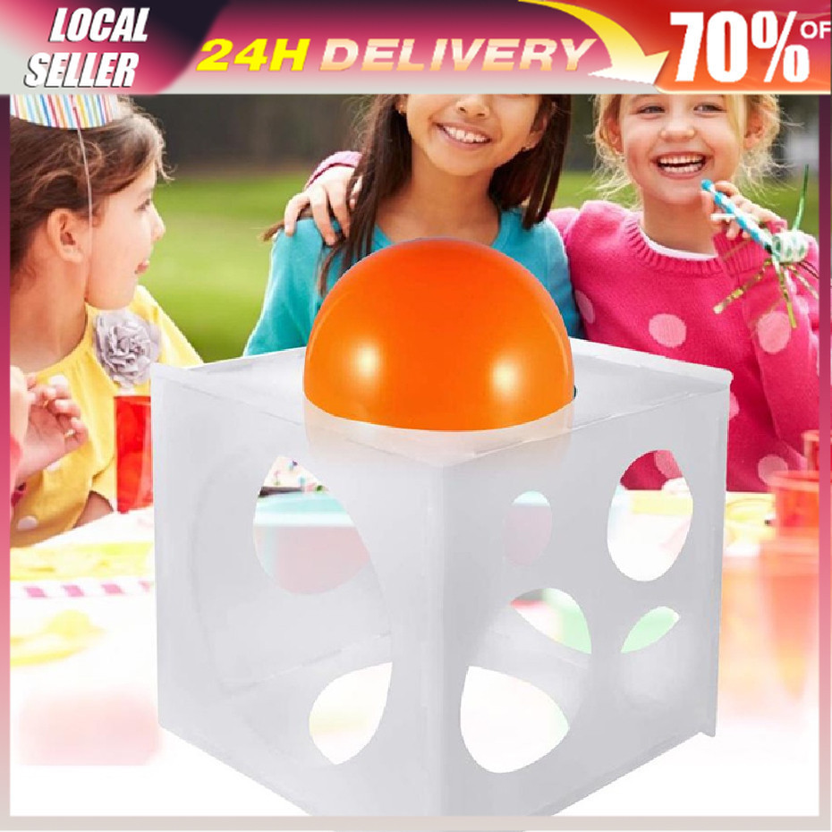 11 Holes Balloon Sizer Box Plastic Collapsible Balloons Measurement ...