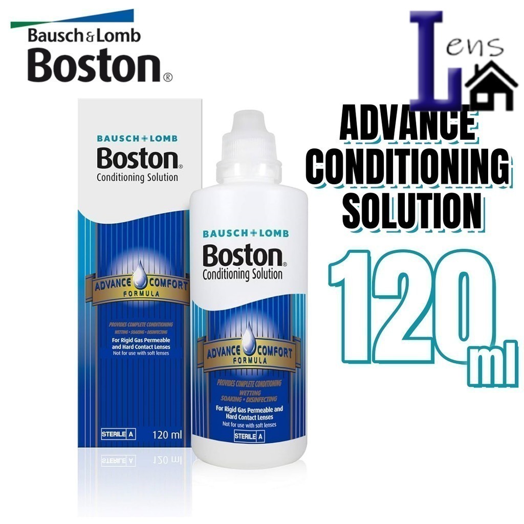 Bausch & Lomb Boston Advance Conditioning Solution (120ml) FOR RGP ...