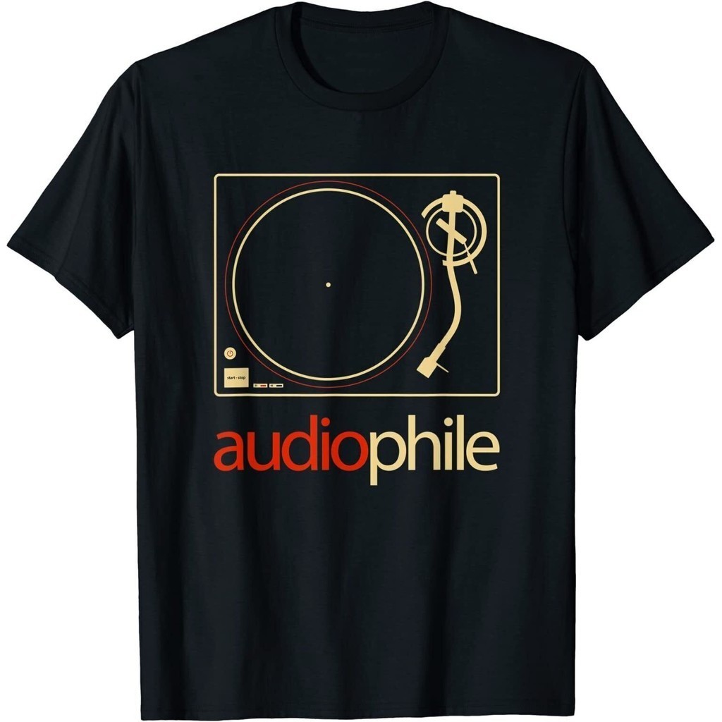 Turntable Hi-Fi Vintage Stereo Audiophile Classic T-Shirt | Shopee Malaysia