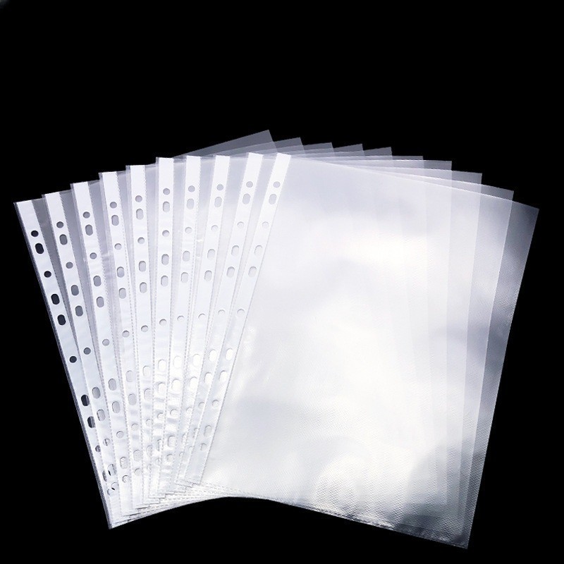 100pcs A4 Clear Document Folder，Waterproof Case Transparent Document ...