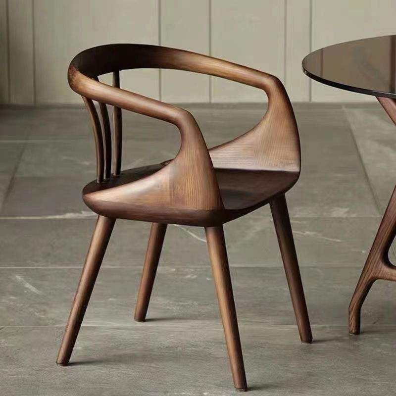 kerusi makan dining Chair with Ergonomic Design Four Legged Arch Chair ...