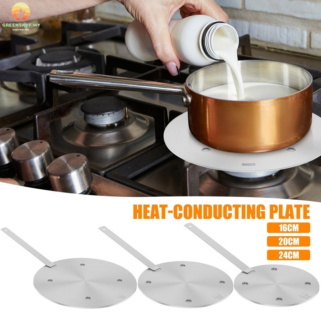 Heat Diffuser Plate with Removable Handle 3Tier Heat Conduction Plate ...