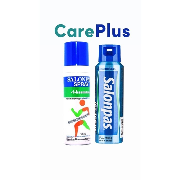 NISAMITSU SALONPAS SPRAY 80ML | SALONPAS JET SPRAY 118ML (EXP:02/2026 ...