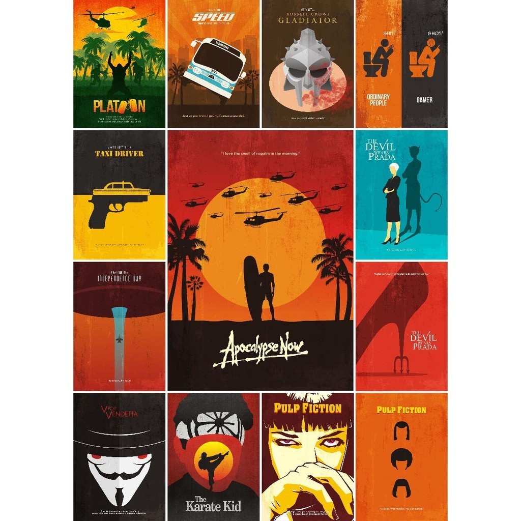 Poster Filem Klasik The Karate Kid - Cetakan Filem Vintage untuk Hiasan ...