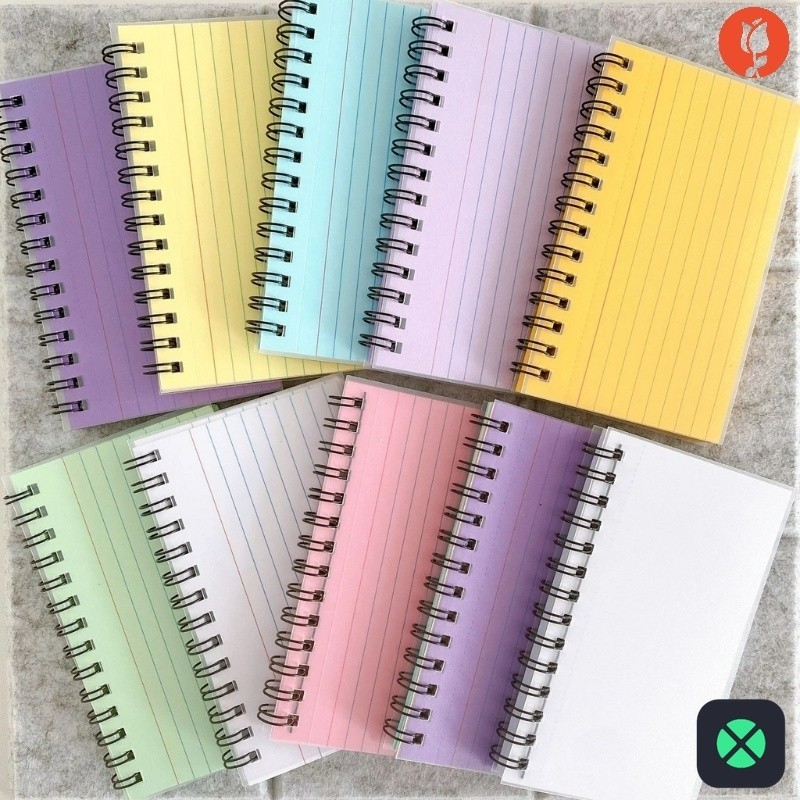 1F 50 Sheets Pocket Spiral Memo Notebook / Office Supplies Supplies ...