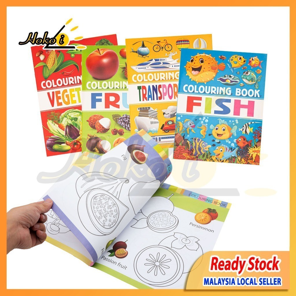 Colouring Books For Kids Early Learning Books Children Coloring Book ...