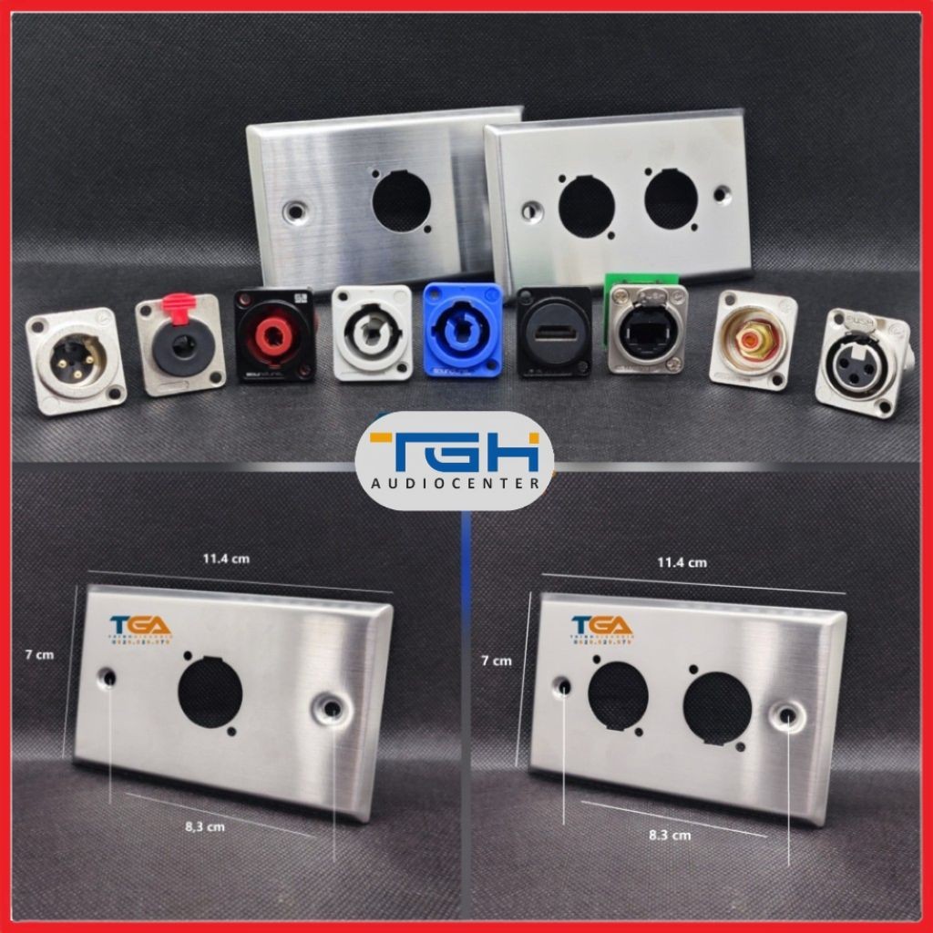 Canon jack wall socket, floor mounted, canon floor mounted, 6mm ...