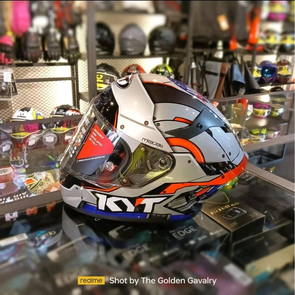 KYT TT COURSE SPACE MONKEY FULL FACE HELMET | Shopee Malaysia