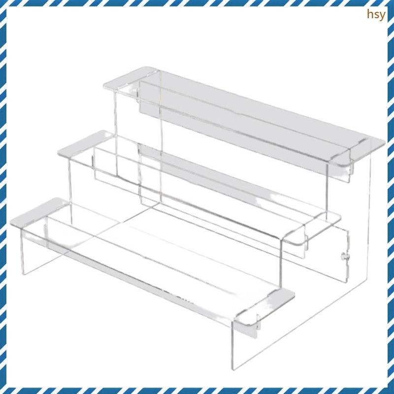 Acrylic Storage Rack Show Display Shelf Figures Stand Doll Toy Perfume ...