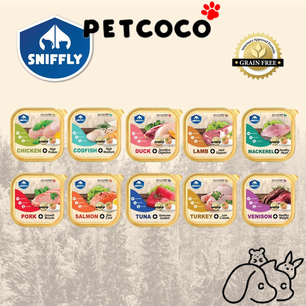 PetCoCo 🐾 Sniffly Dog Food Tray for All Breeds 100g | 狗狗餐盒 | Shopee ...