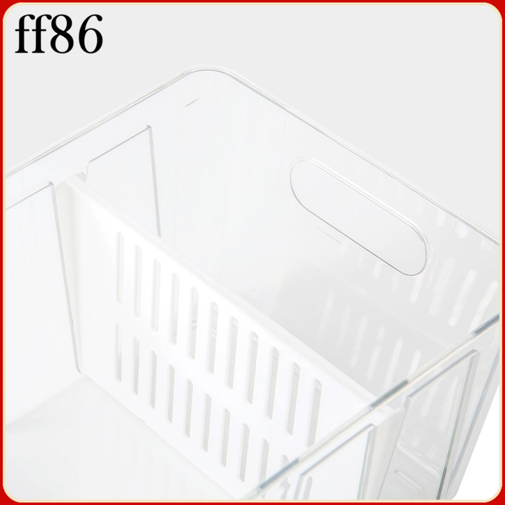 Transparent Color Transparent Refrigerator Organizer With Drainage ...