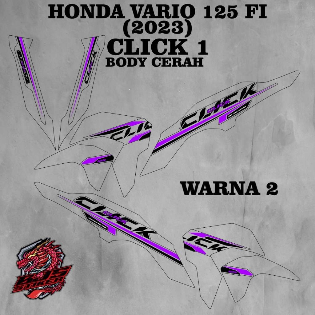 Striping vario 2023 vario 2024 click 1 - Sticker decal vario 125 new ...