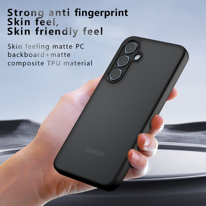 For Samsung Galaxy A55 5G Case ELVEV Anti-drop Airbags Hard PC + TPU ...