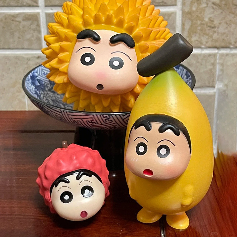 Fruit Crayon Shin-chan Design Desktop Decor Cute Cartoon Car Interior ...