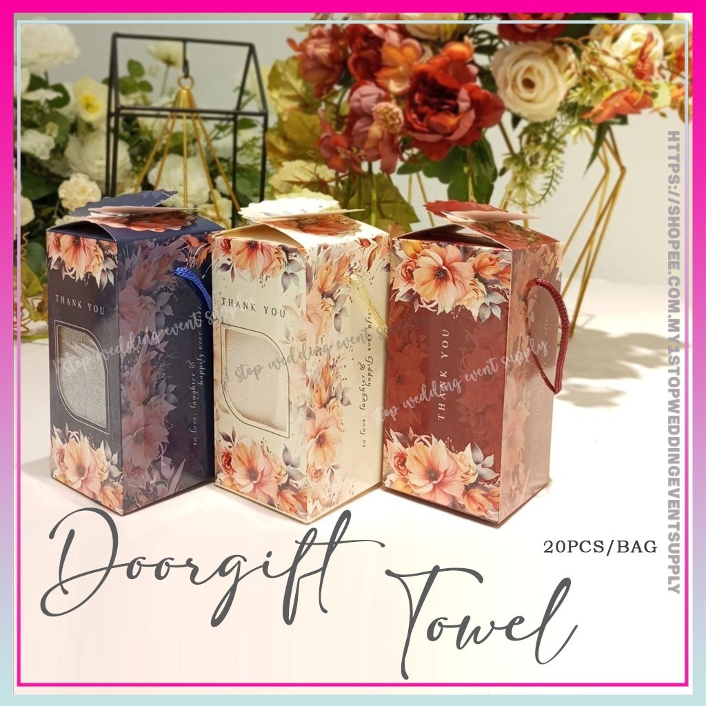 20 SETS(SELFPACKING)Doorgift Kahwin Murah/Souvenir/Doorgift Sapu Tangan ...