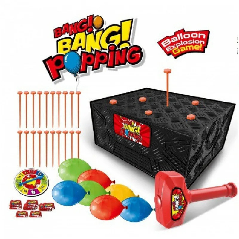 Desktop Toy Knocking Box Balloon Game Blast Balloon Adventure Party ...