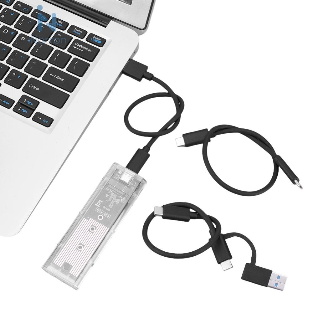 M.2 NVME PCIe NGFF SATA Dual Protocol Clear SSD Case USB3.1 Type C 10Gbps [Norton.my] | Shopee ...